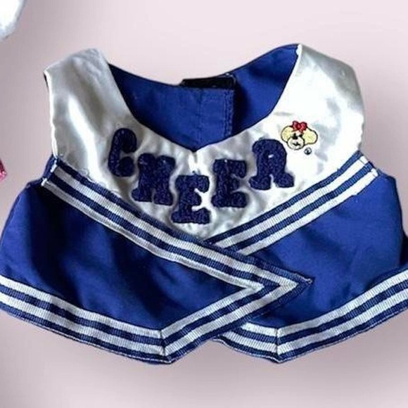 Build-A-Bear | Toys | Build A Bear Pink Cheerleading Blue Cheer Top ...